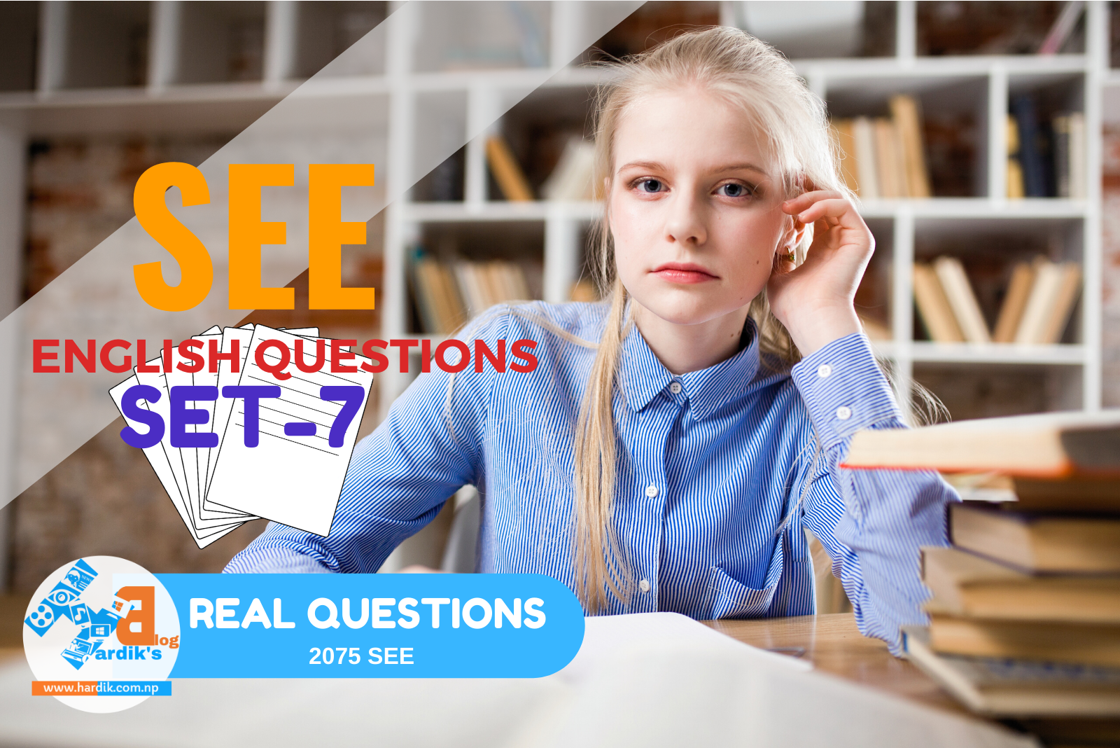 SEE English Questions Set-7 | Download SEE English Paper 2075 PDF.