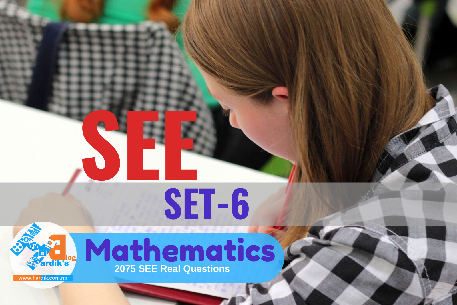 SEE Math Question Paper Set-6 | Download SEE Model Sets PDF.